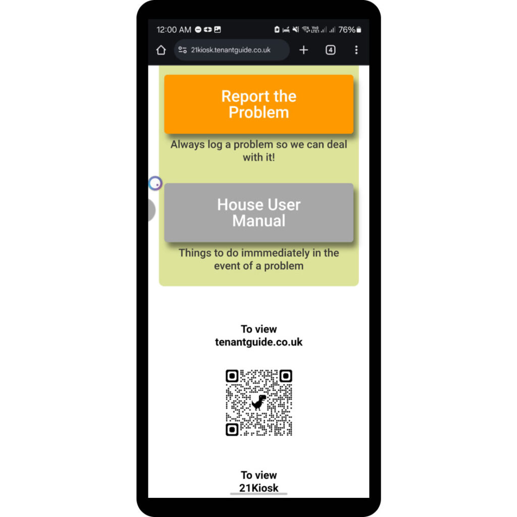 Tenant App - The HMO Landlord Service